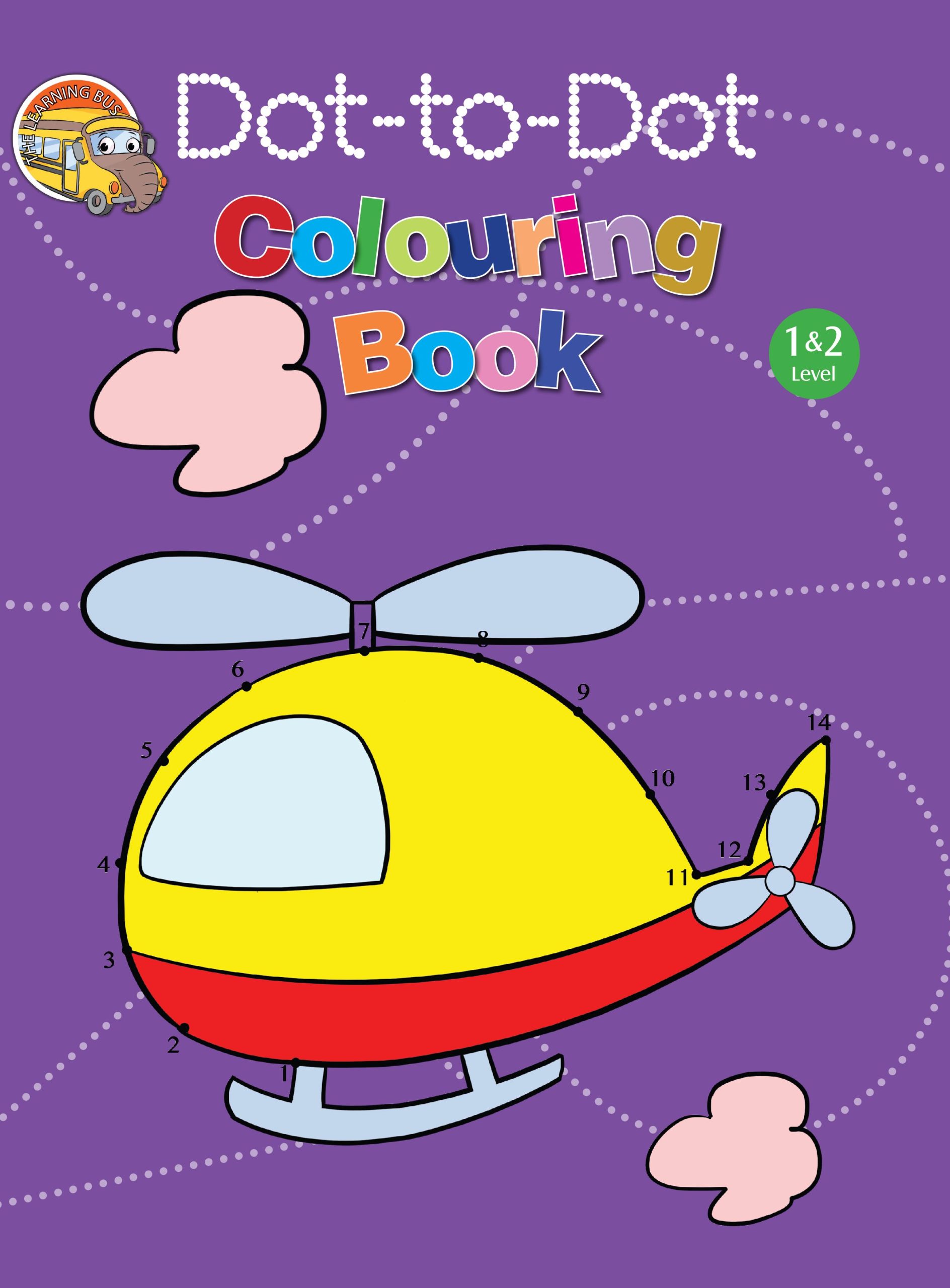Dot-to-Dot Colouring Level 1 & 2 (Binder) – Om Book Shop