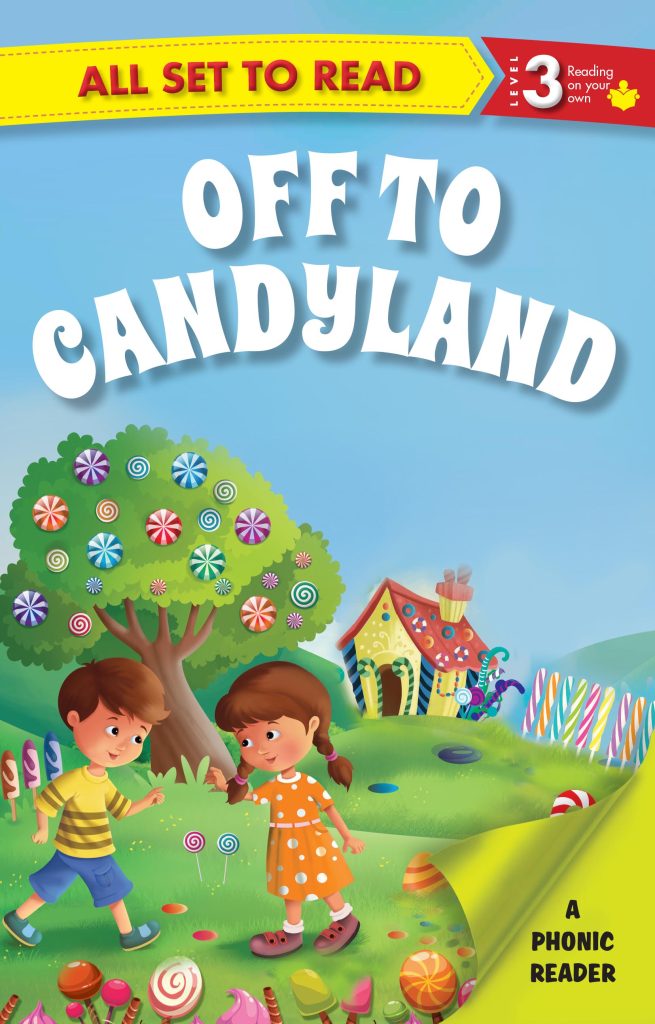All set to Read A Phonics Reader Off to Candyland | Om Book Shop
