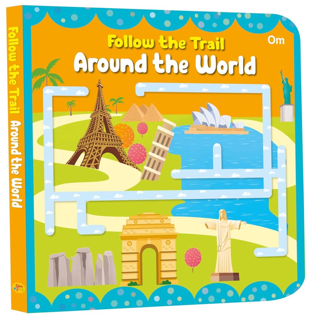 Follow the Trail Around the World – Activity Book for Children Age 3-5 ...